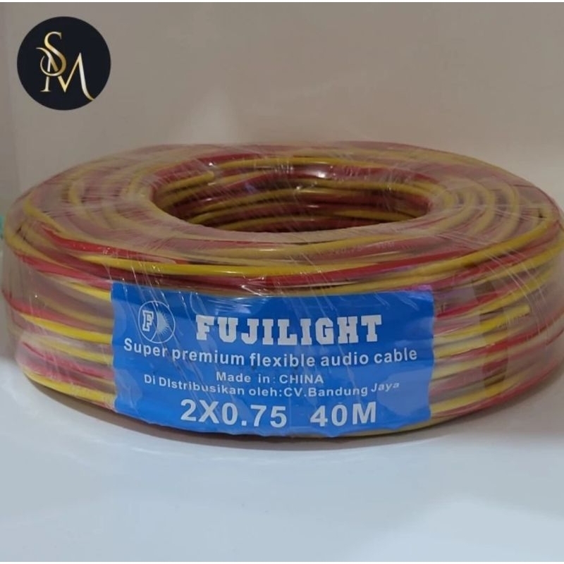 Jual Kabel Transparan 2X0,75 Isi 40 Meter Fujilight | Shopee Indonesia