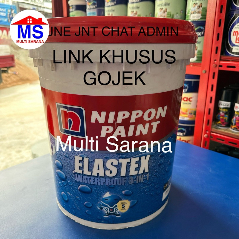 Jual NIPPON ELASTEX WATERPROOFING 20 KG GOJEK | Shopee Indonesia