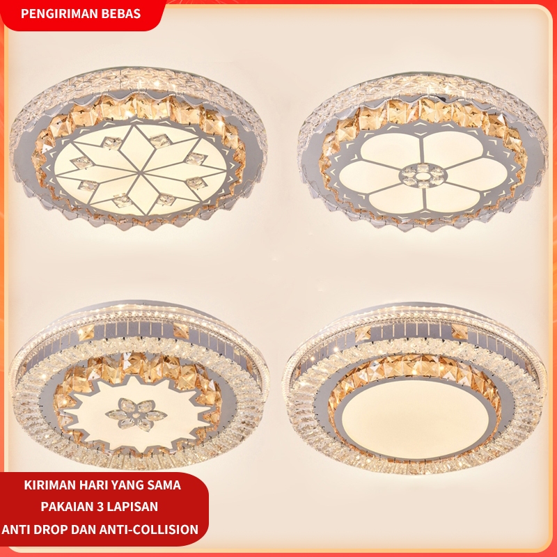 Jual Lampu plafon Mewah Lampu plafon Kristal LED Lampu plafon Kamar ...