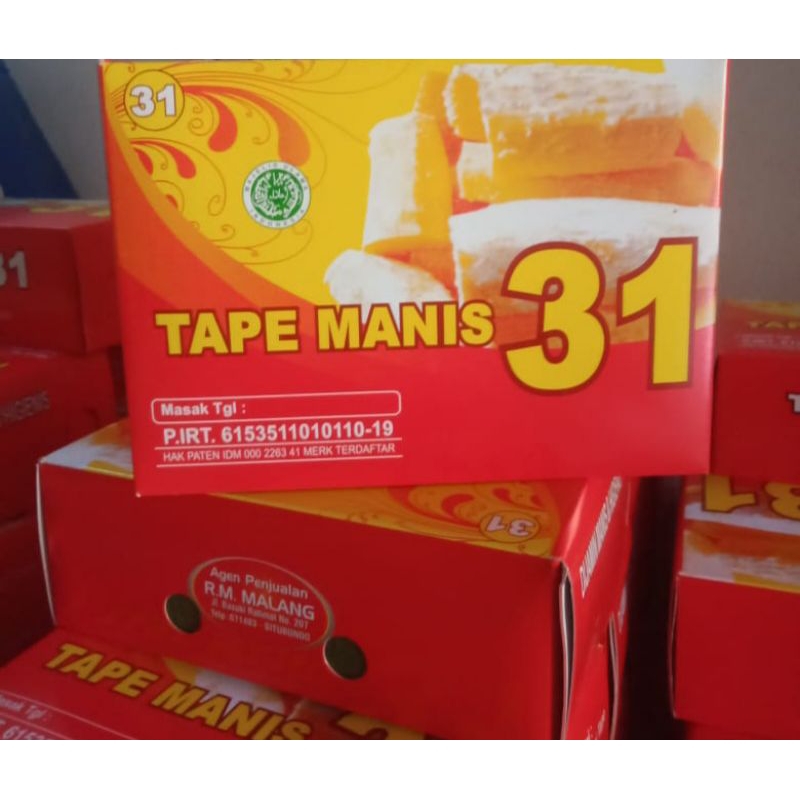 Jual #TAPE MANIS 31#TAPE BONDOWOSO#TAPE SINGKONG#TAPE BAHAN KUE#KULINER ...
