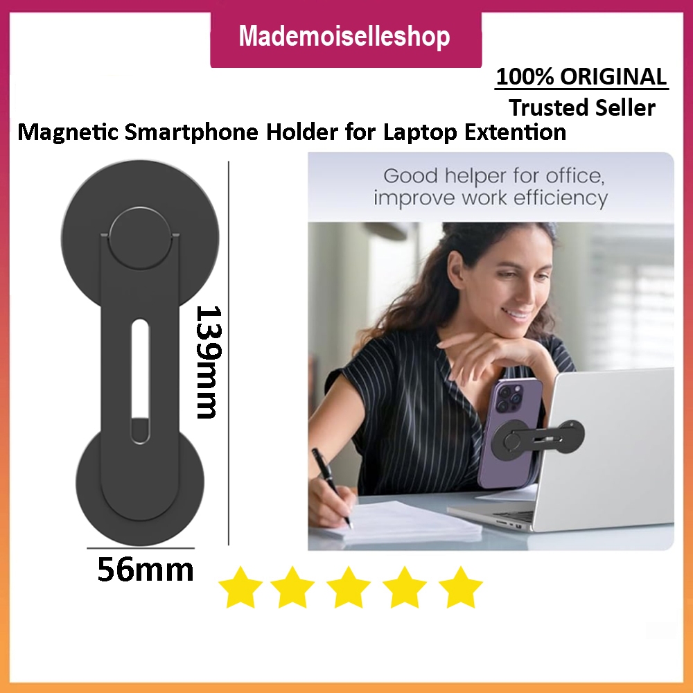 Jual Smartphone to Laptop extention magnetic holder - Holder HP ...