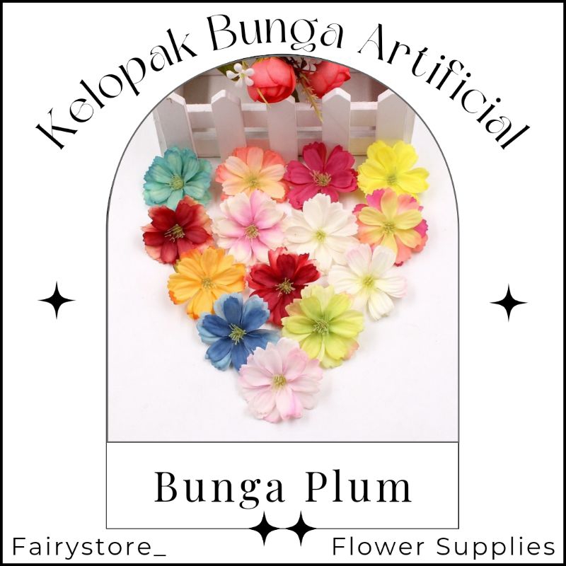 Jual Bunga Hantaran / Bunga Satuan / Kepala Bunga / Kelopak Bunga Plum ...