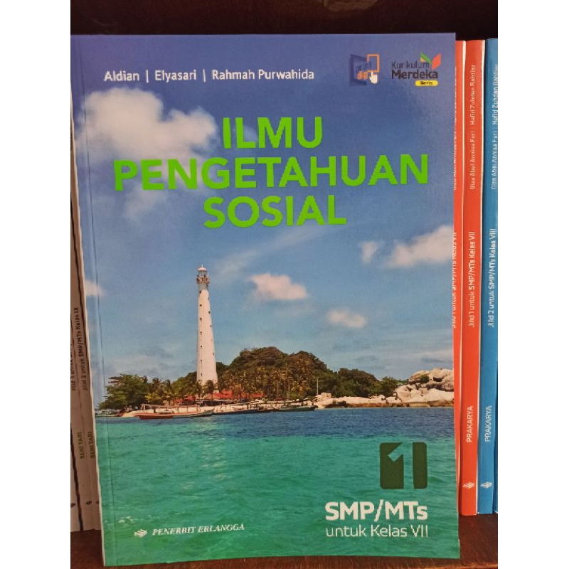 Jual BUKU IPS ILMU PENGETAHUAN SOSIAL EDISI REVISI KELAS 1 7 VII SMP ERLANGGA KURIKULUM MERDEKA ...
