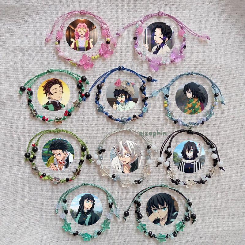Jual Demon Slayer Inspired Bracelet | Gelang Manik | Mitsuri Shinobu ...
