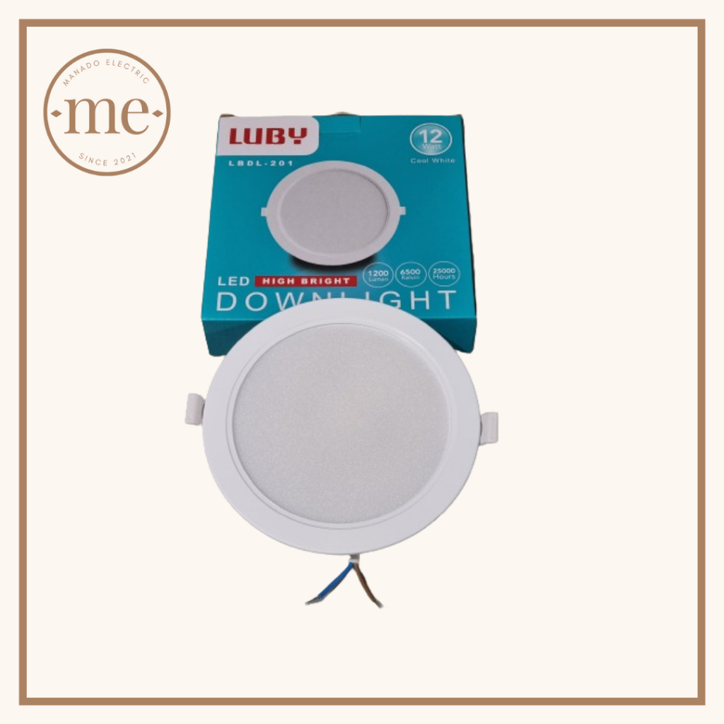Jual Downlight Luby tipe LBDL-201 12 Watt | Shopee Indonesia
