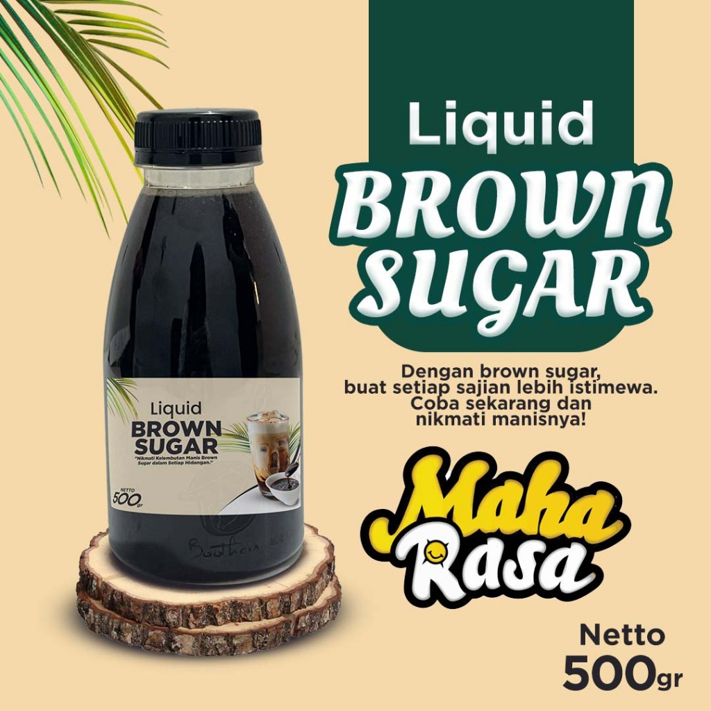 Jual Brown Sugar atau Gula Aren cair kemasan botol 500gr ( 350 ml ...