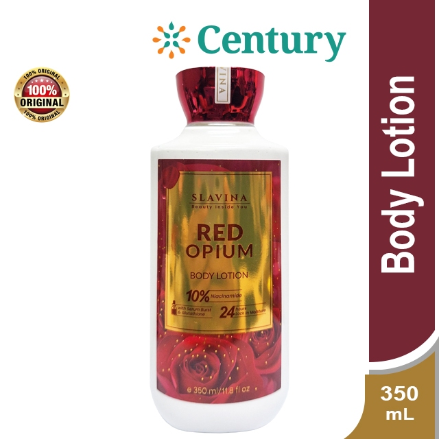 Jual SLAVINA Red Opium Body Lotion 350 ML / PERAWATAN TUBUH / BODY ...