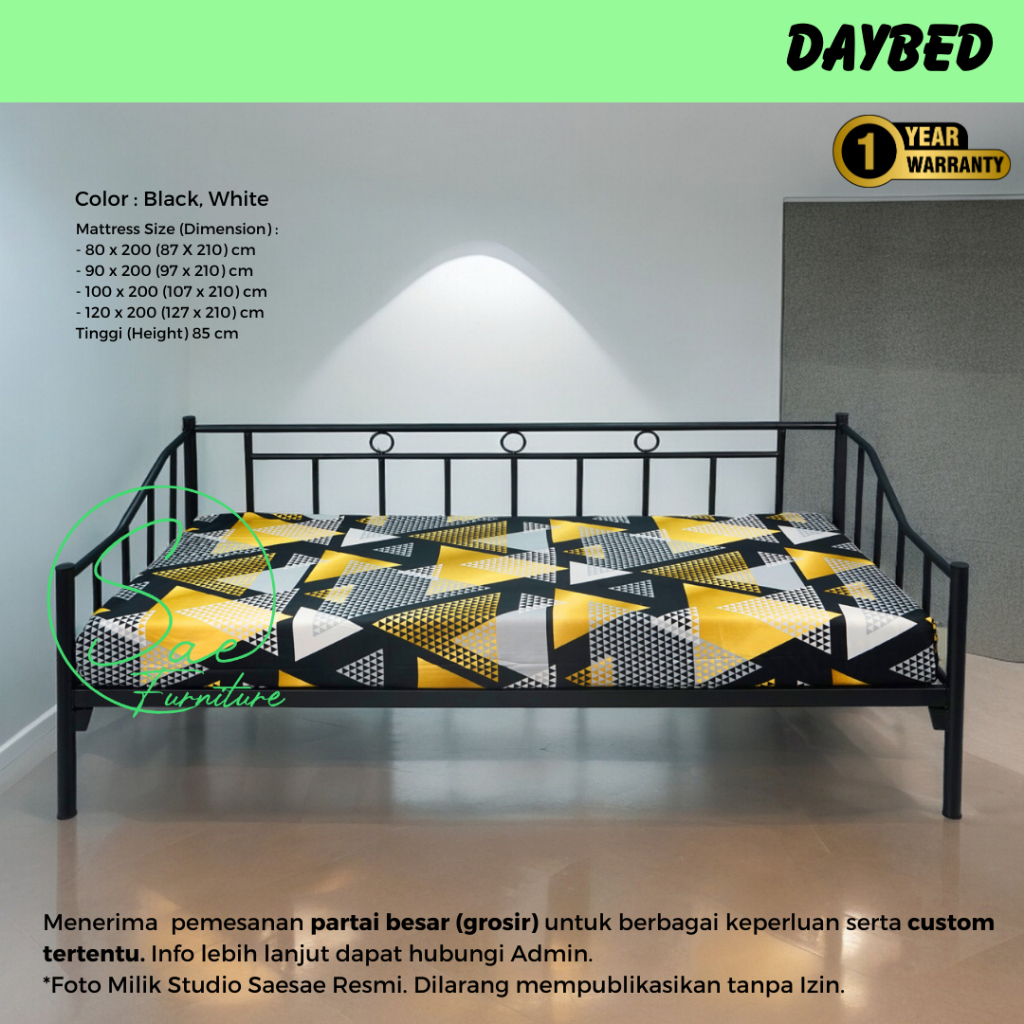 Jual 120x200 Daybed Ranjang Santai Minimalis | Shopee Indonesia