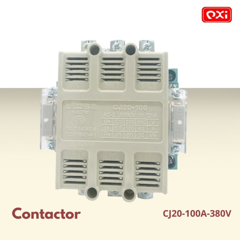 Jual Contactor Chint CJ20-100A-380V | Shopee Indonesia