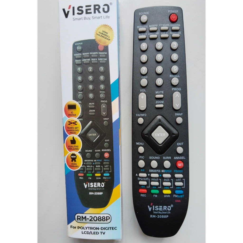 Jual Remote Control untuk TV merk POLYTRON / DIGITEC semua type ...