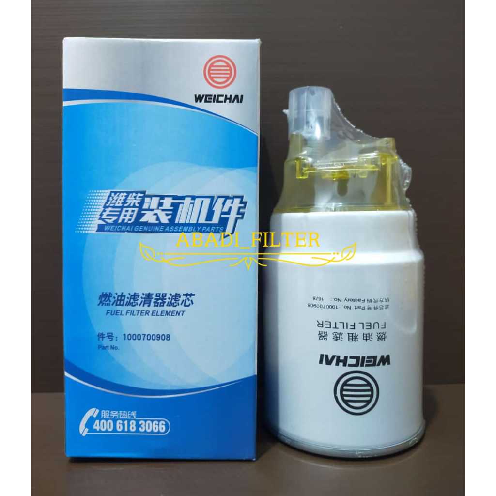 Jual 1000700908 Fuel Filter WEICHAI / Filter Solar WEICHAI | Shopee ...