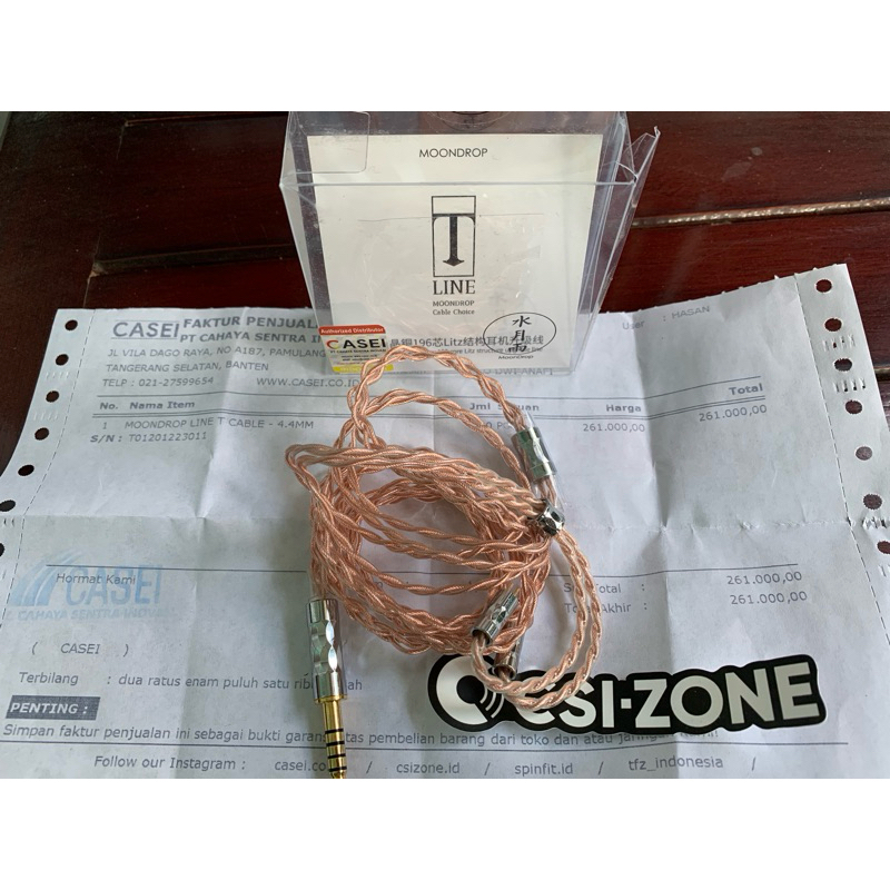 Jual Moondrop Line T 2 Pin 4.4mm Pembelian Maret 2024 | Shopee Indonesia