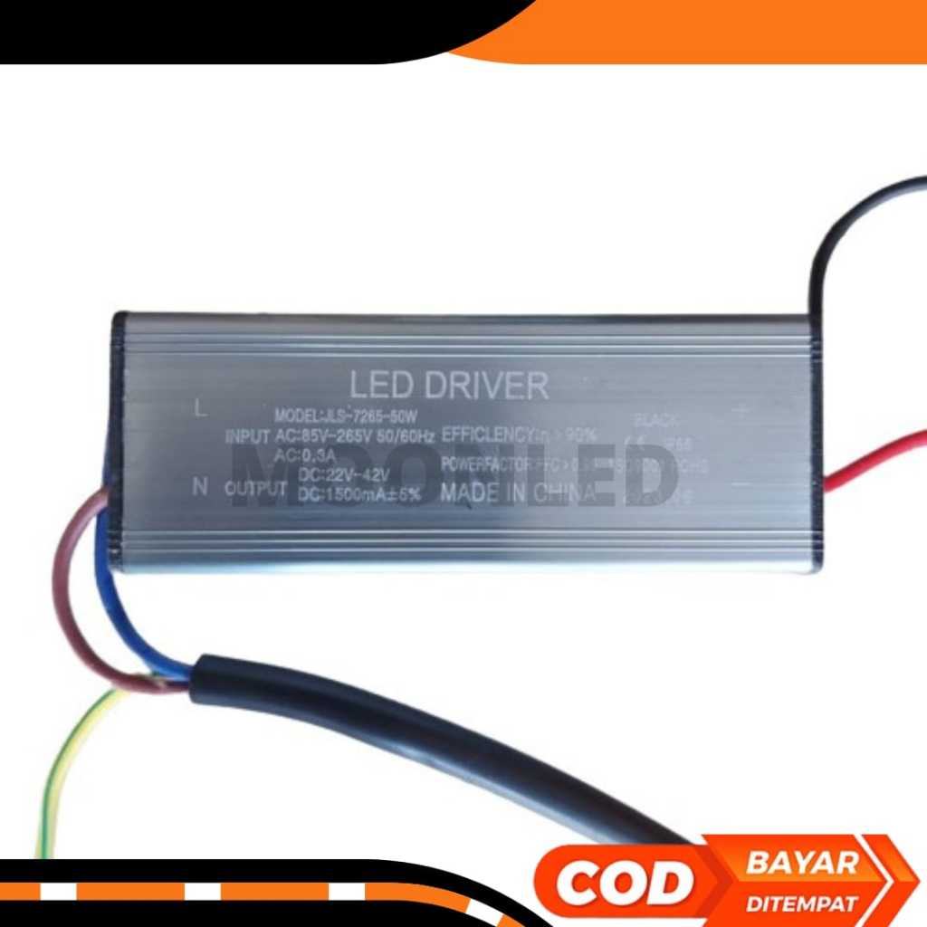 Jual Trafo Led Driver Lampu Sorot Jalan PJU 50 Watt Trafo Adaptor Led ...