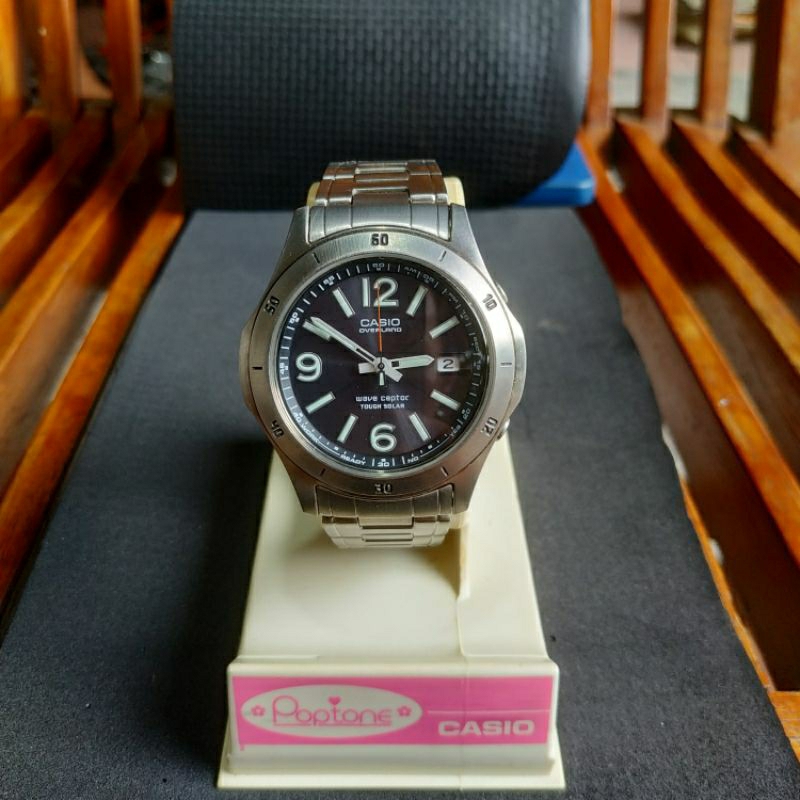 Jual Jam Casio Overland OVW-110T Titanium, Original Japan H (JDM ...