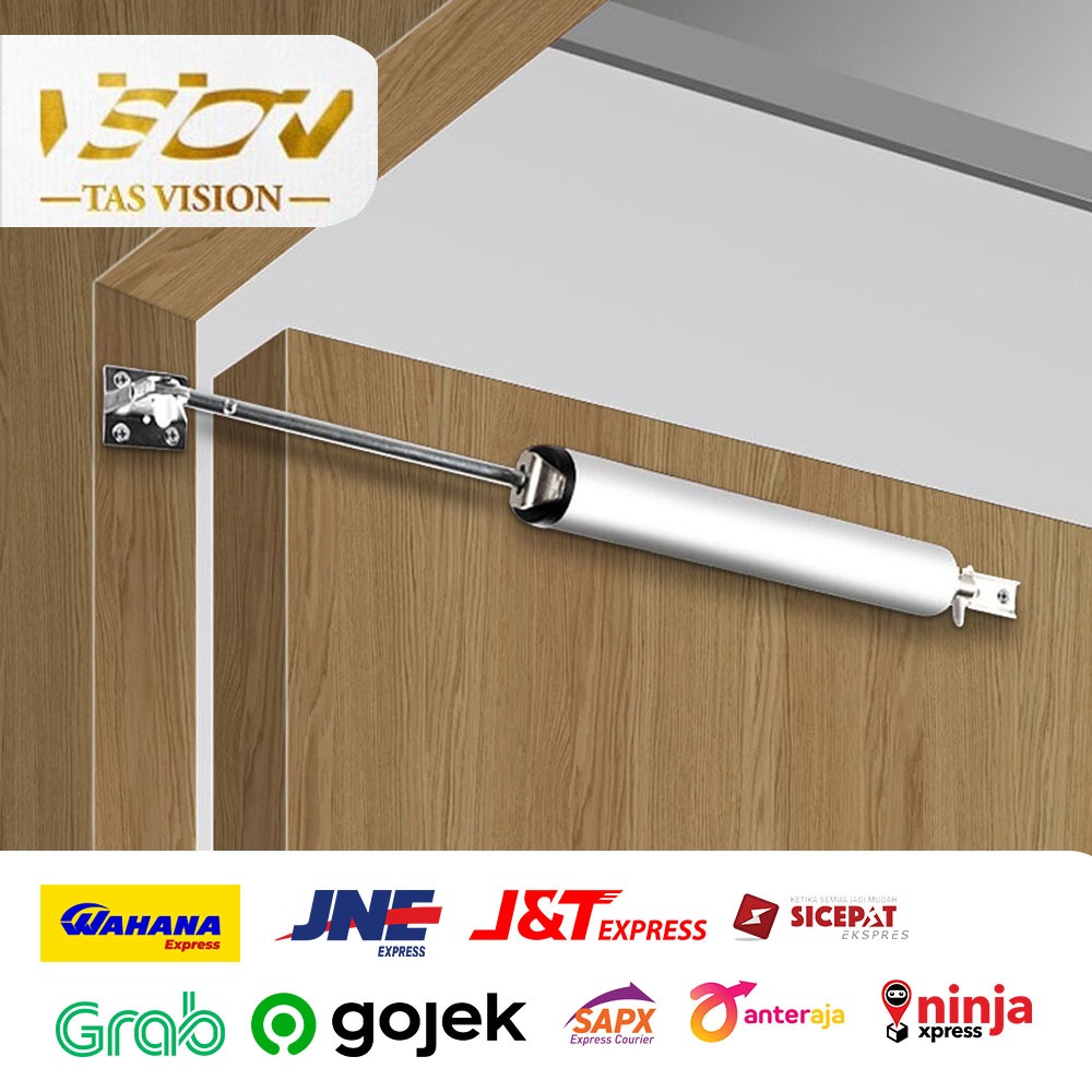 Jual Penutup Pintu Otomatis Hidrolik Engsel Pegas Door Closer Bracket ...