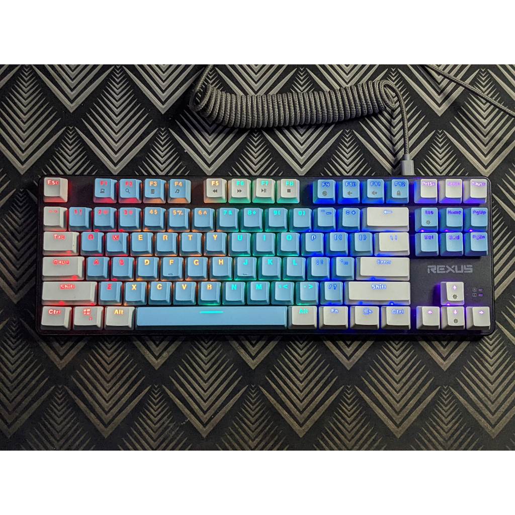 Jual Keyboard Mechanical Rexus Legionare MX 5.2 Finale - Blue White ...