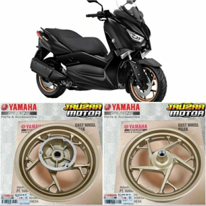 Jual VELG DEPAN BELAKANG XMAX 250 OLD XMAX NEW GOLD ORIGINAL YGP ...