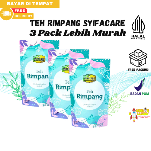 Jual Teh Celup Rimpang Syifacare 3 Pouch Minuman Rempah Ala JSR Teh ...