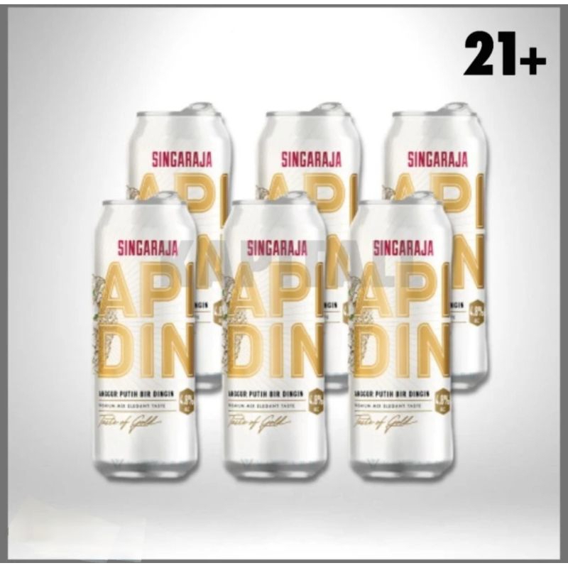 Jual 6 Kaleng Singaraja Apidin 320ml | Shopee Indonesia