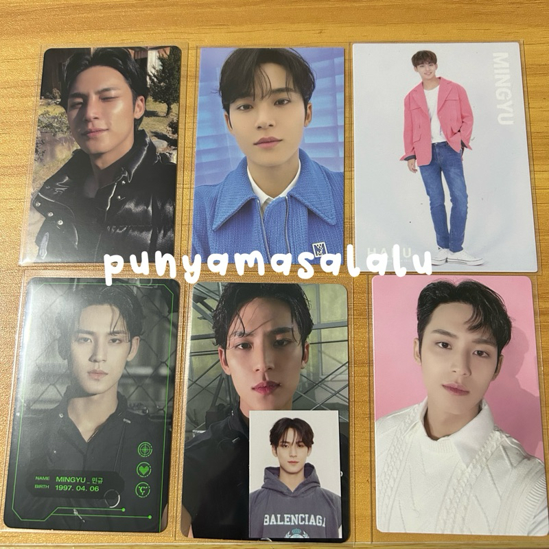 Jual MINGYU PHOTOCARD OFFICIAL | Shopee Indonesia
