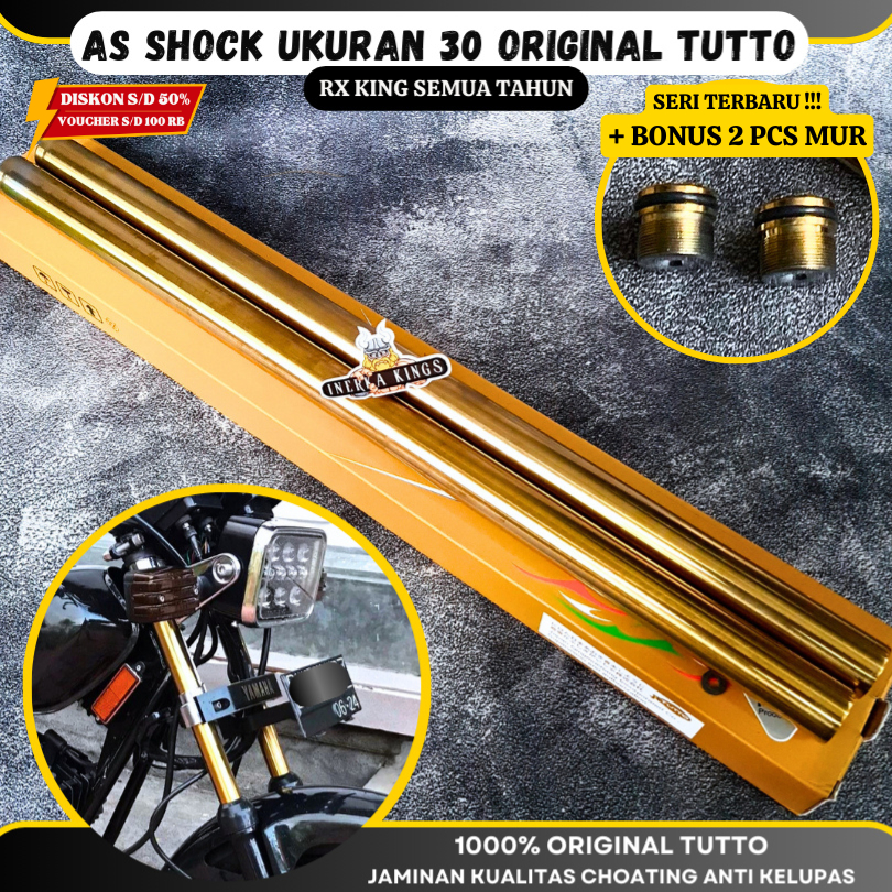 Jual As Sok As Shock Depan Gold Ukuran 30 Inchi RX King RXK YT 115 RXS Original TUTTO | Shopee ...