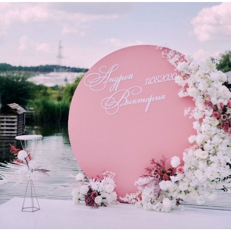 Jual Cover backdrop stand bulat diameter 150cm tidak berikut besinya ...