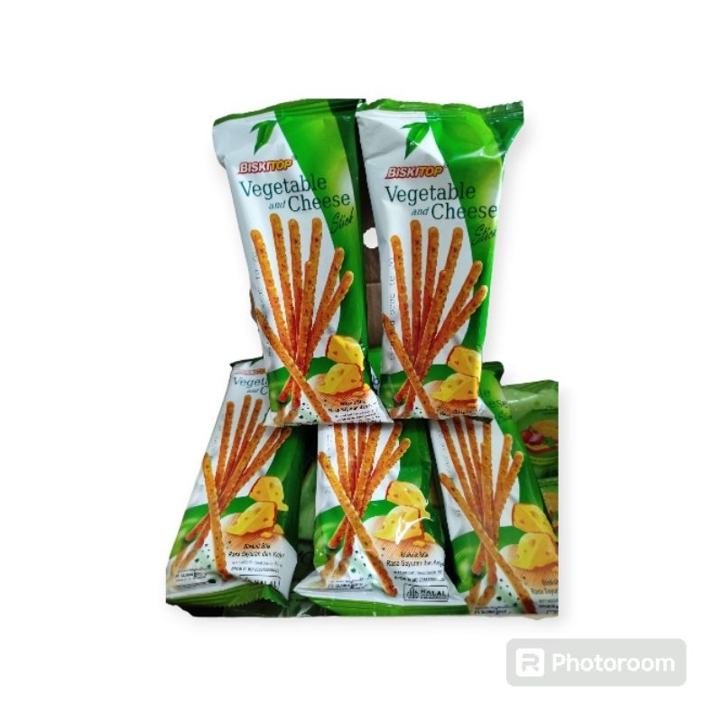 Jual biskitop vegetable and cheese stick roti stik sayur rasa keju dan ...