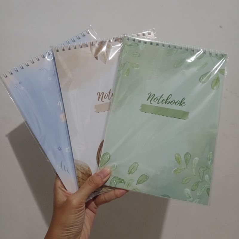 Jual Notebook Custom Cover A5 Jilid Kawat Spiral | Buku Catatan Polos Custom | Custom Buku ...