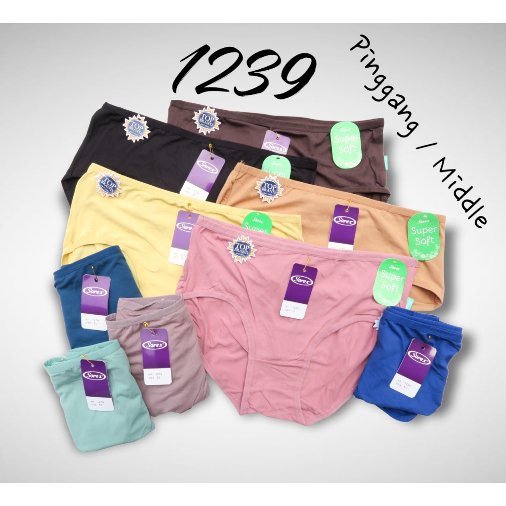 Jual (Isi 1, 3, 6, 12 Pcs) Sorex Celana Dalam Wanita CD 1239 / CD Wanita Orisinil Sorex Super ...