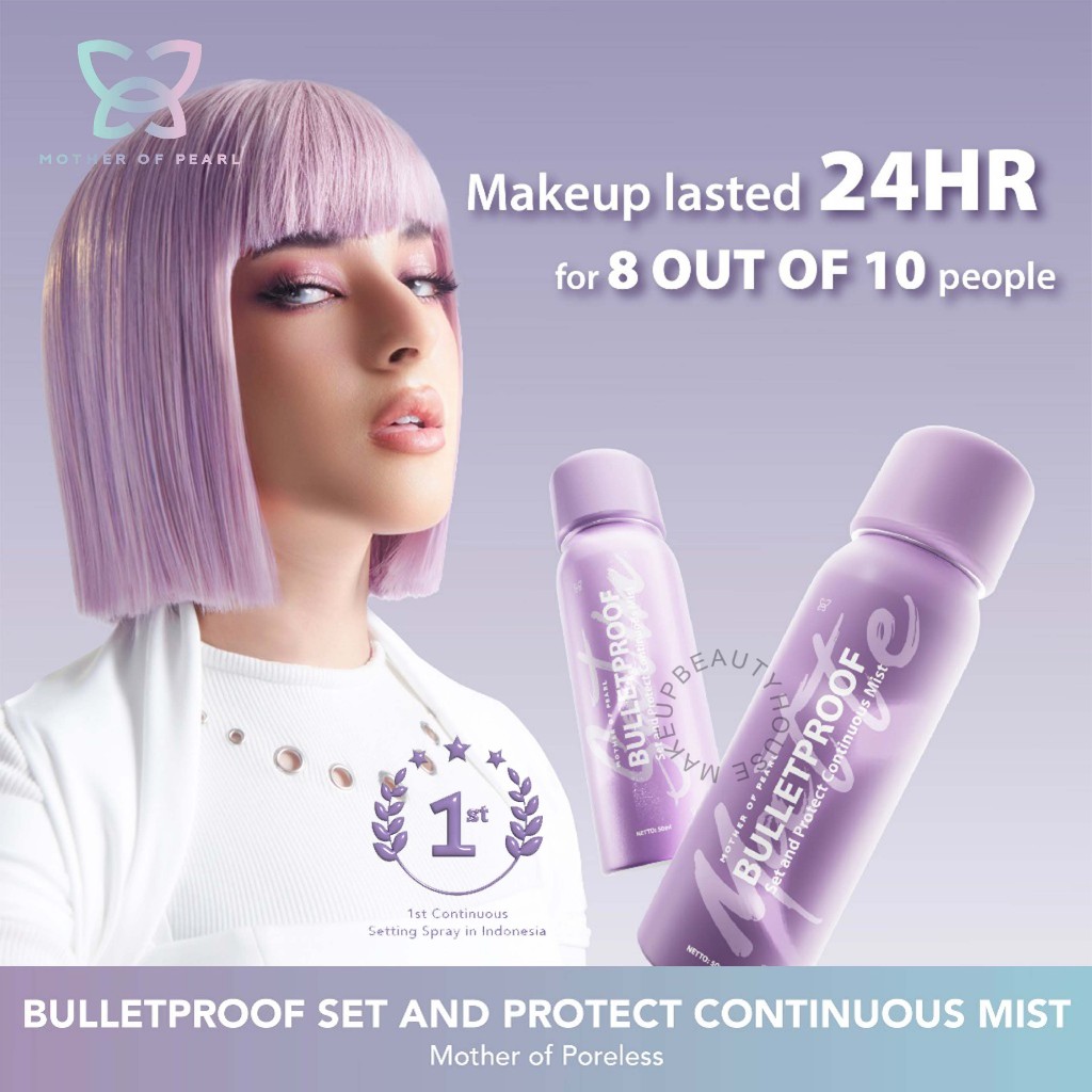 Jual MOTHER OF PEARL MOP - Bulletproof Set and Protect Continuous Mist ...