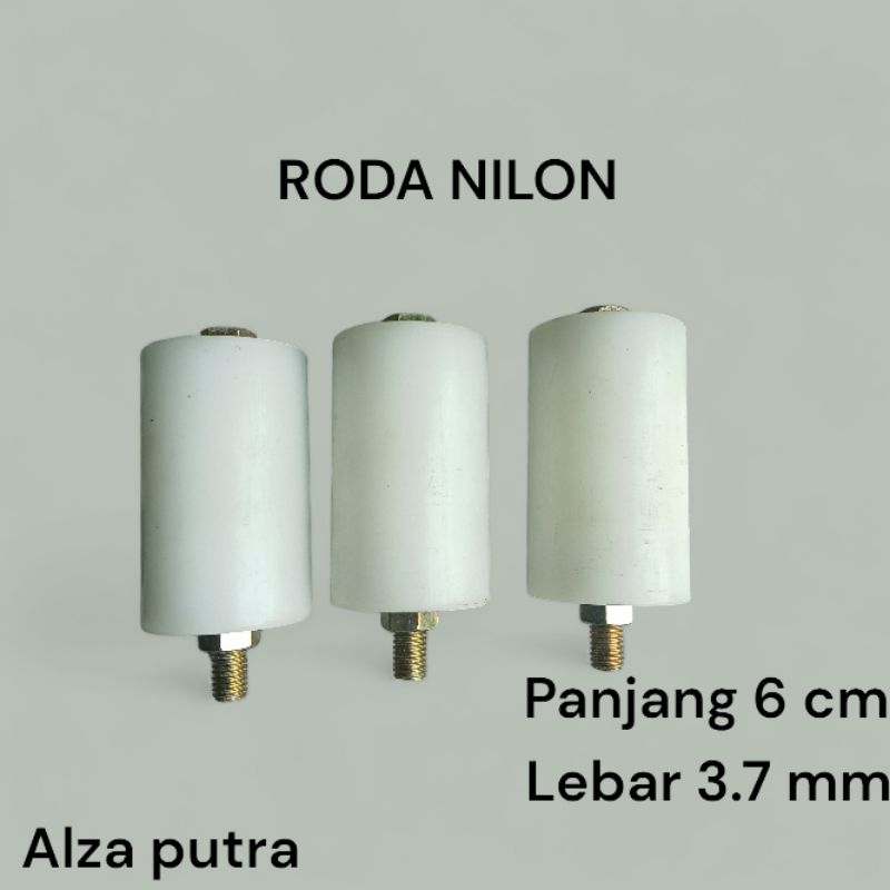 Jual RODA NILON /ROLLER PINTU PAGAR BESI/STAINLESS STEEL SUPER PANJANG ...