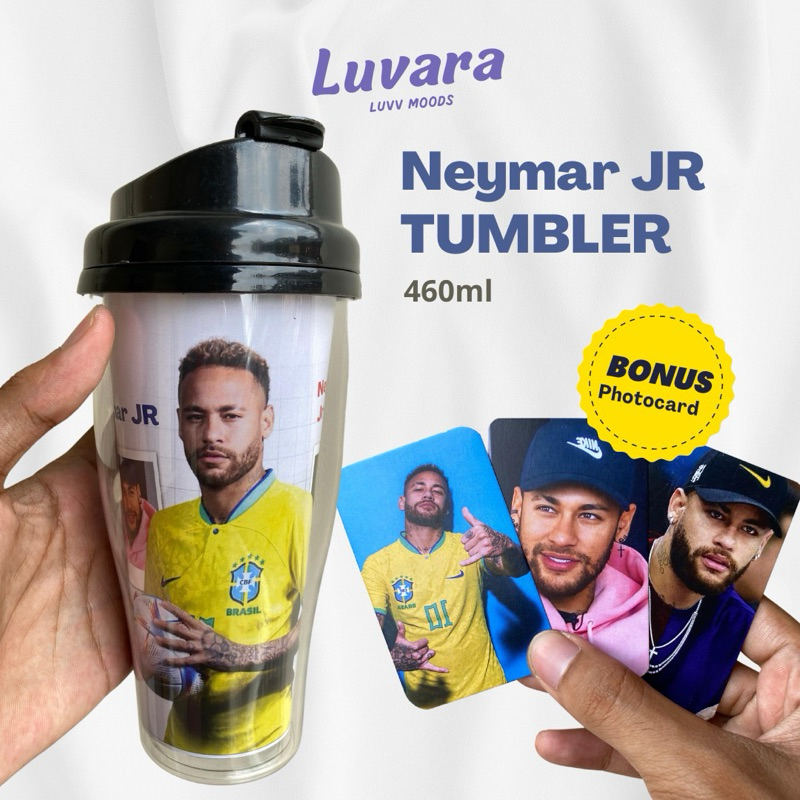 Jual Tumbler variasi black Neymar JR bonus photocard NEYMAR JUNIOR 460ml | Shopee Indonesia