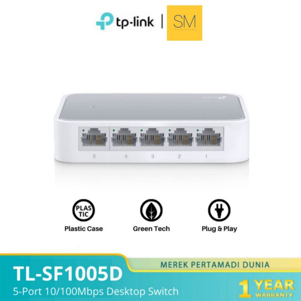 Jual Tp- Link Desktop Switch TL-SF1005D 5-Port 10/ 100Mbps Desktop Switch | Shopee Indonesia