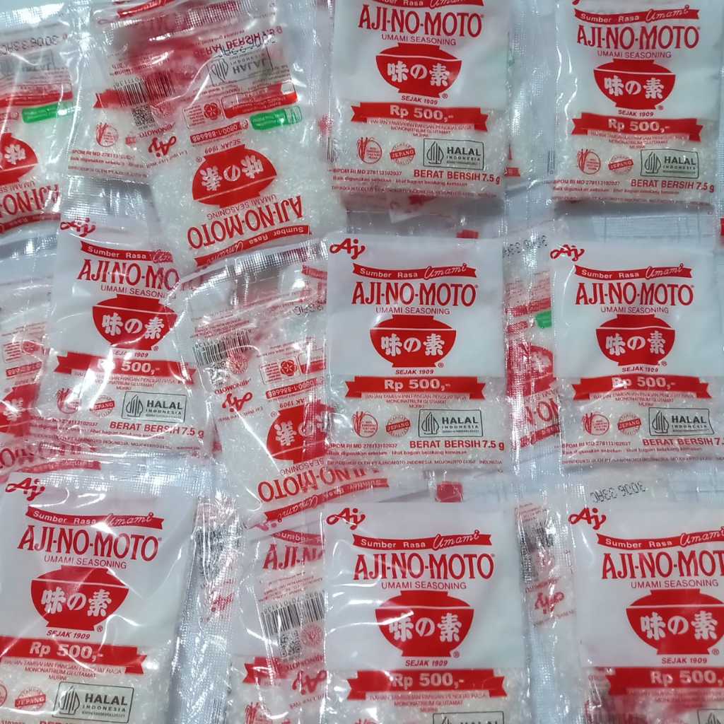 Jual 1 RENTENG AJI-NO-MOTO Penyedap Rasa MSG isi 12 Sachet 7.5g | Umami ...