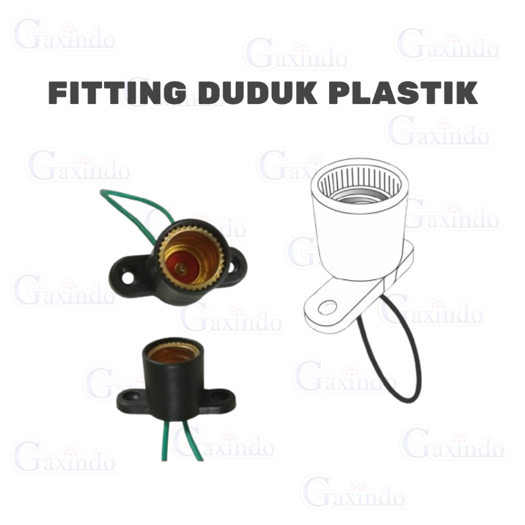 Jual FITTING DUDUK PLASTIK E14 MODEL F520 FITTING LAMPU HIAS KAMAR ...
