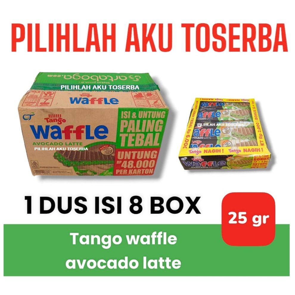Jual Tango WAFFLE AVOCADO Latte - ( HARGA 1 DUS ) | Shopee Indonesia