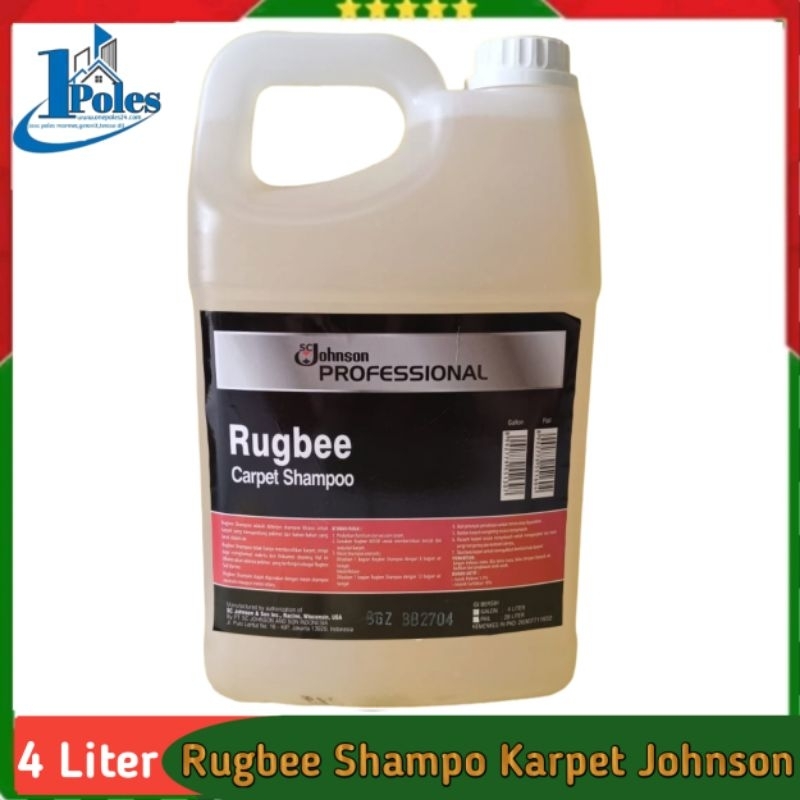 Jual Rugbee Shampoo Karpet Johnson 4 Liter | Shopee Indonesia