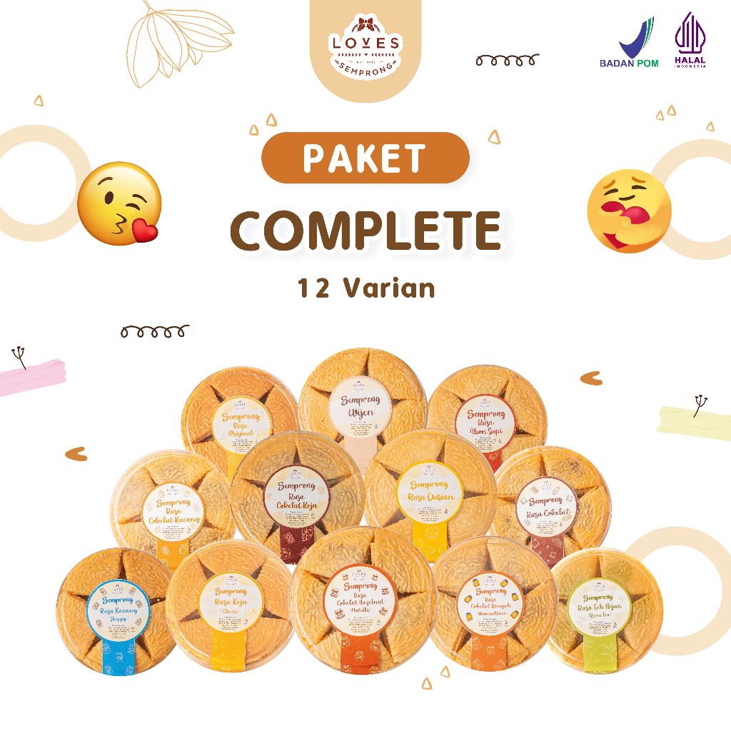 Jual Loves Semprong - Paket Komplit Isi 12 Varian Semprong Cemilan ...