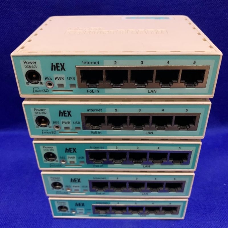 Jual Mikrotik hEX Series RB750Gr3 Gigabit RB750Gr2 hEX Lite RB750r2 BB ...