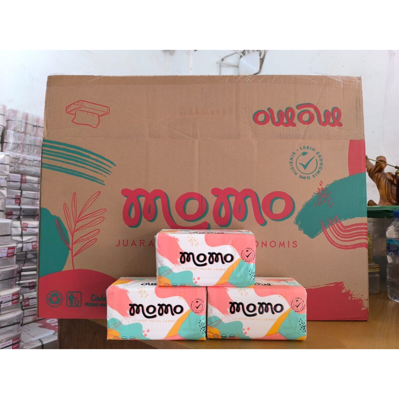 Jual MOMO Facial Tissue 250 Sheets 2 Ply | Shopee Indonesia