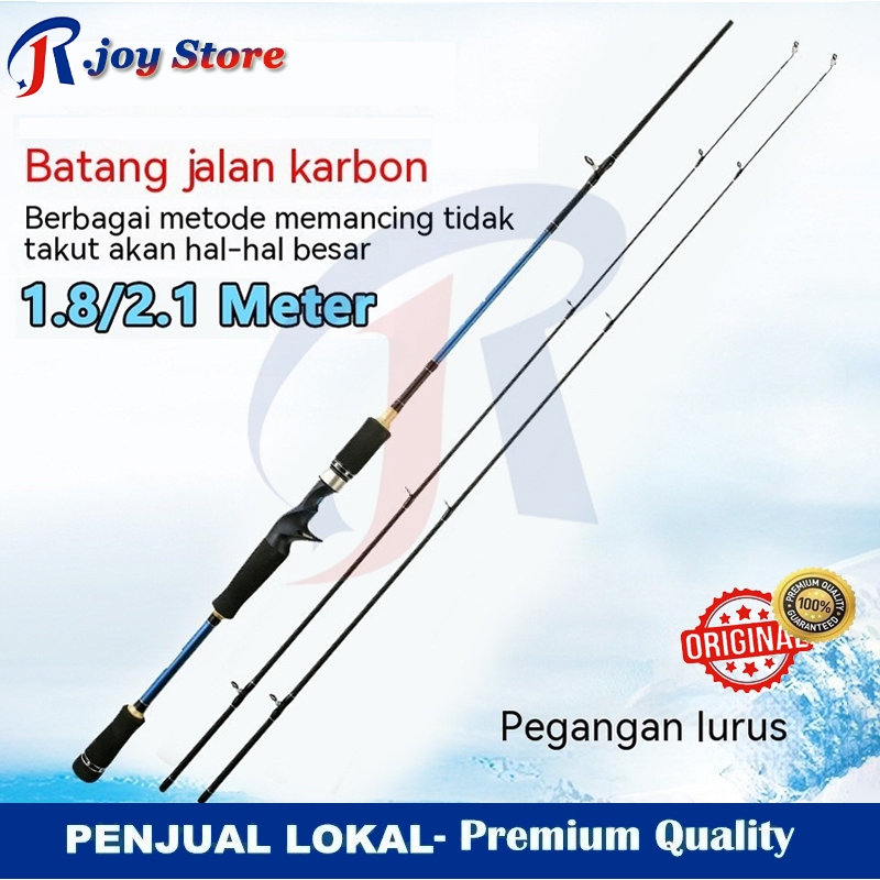 Jual 1.8/2.1 Meter spinning bait casting fishing rod Tongkat Pancing ...