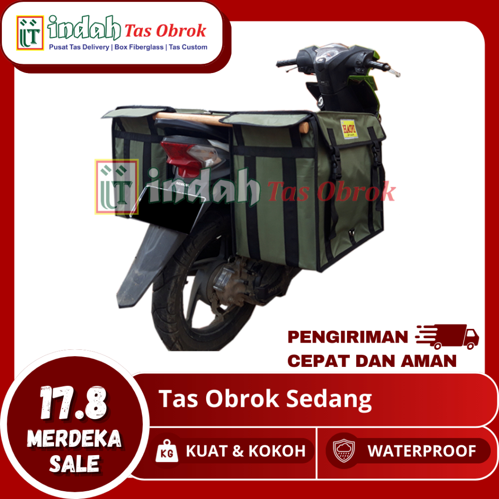 Jual INDAH Tas Obrok - Tas Pos Motor Tas Obrok Tas Kurir Tas Delivery ...
