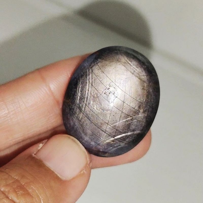 Jual Batu Natural Black Star Sapphire gondola Big Size - batu safir ...