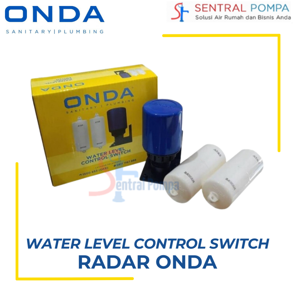 Jual Radar Toren ONDA / Pelampung Air Otomatis Water Level Control ...