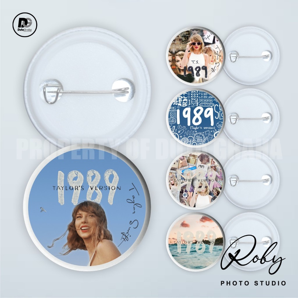 Jual [PIN PRESS] TAYLOR SWIFT 1989 Pin Bros Aksesoris Souvenir SWIFTIES ...