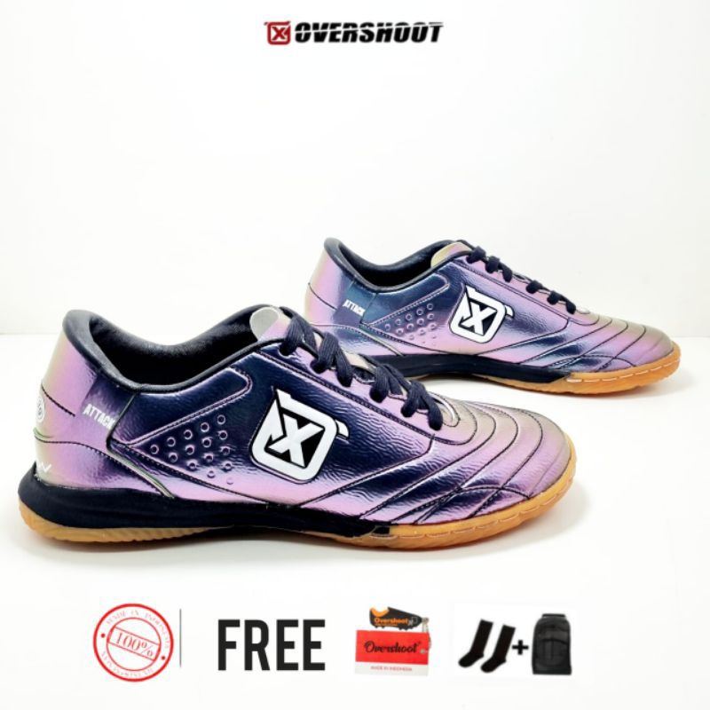 Jual Sepatu futsal overshoot shadow bunglon ungu - Sepatu futsal pria ...