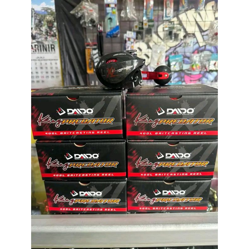 Jual REEL DAIDO KING PREDATOR SW CARBON BODY 400 XL | Shopee Indonesia
