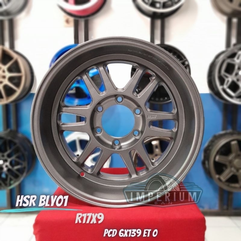 Jual Velg Mobil Original Hsr Jdm Boroko Bly01 Ring 17 Pcd 6x139 Pajero Fortuner Ranger Panther ...
