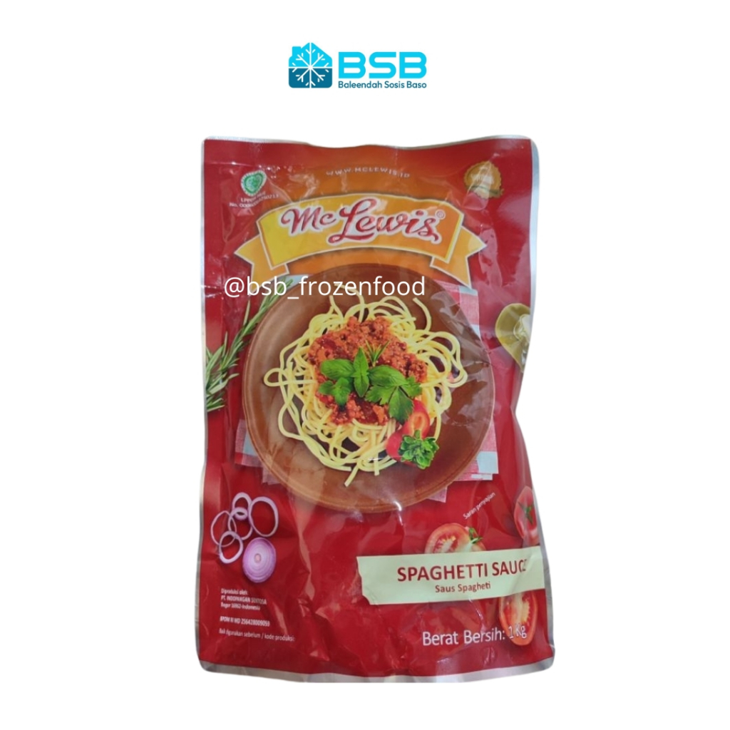 Jual Mc Lewis Spaghetti Bolognese Sauce - 310g McLewis Saus Spaghetti 1 ...