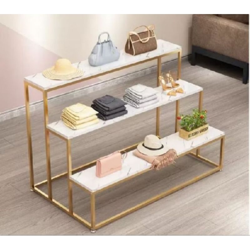 Jual display rak susun/display rak 3tingkat/rak serbaguna | Shopee ...